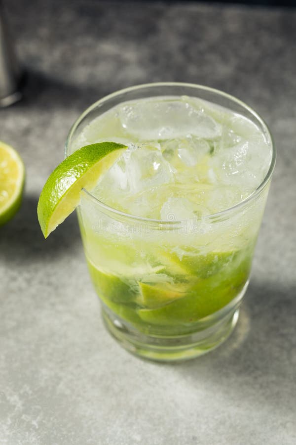 Boozy Refreshing Guaro Sour Cocktail Stock Image - Image of lime ...