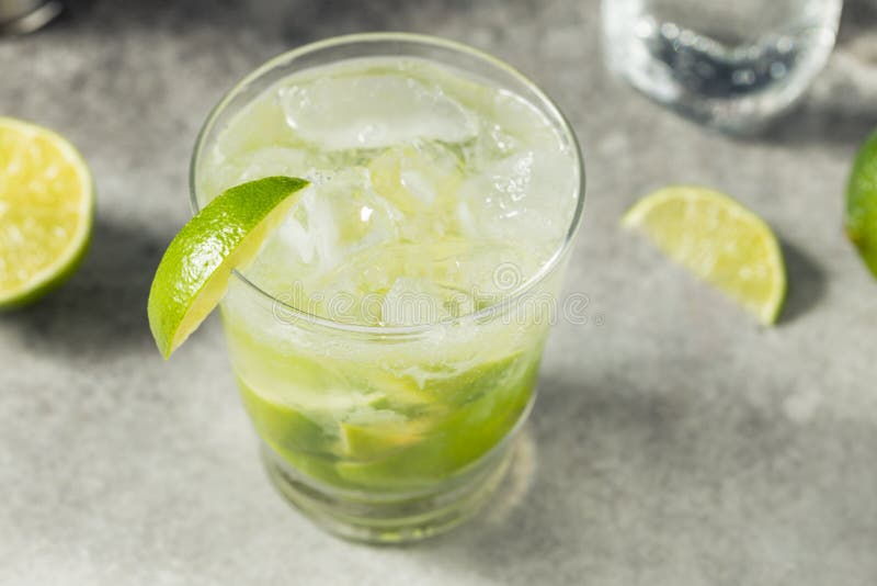 Boozy Refreshing Guaro Sour Cocktail Stock Image - Image of summer ...
