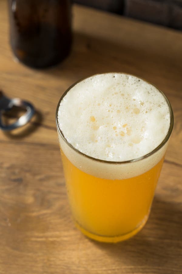 Boozy Refreshing Hoppy IPA Beer Stock Photo - Image of summer, yellow ...