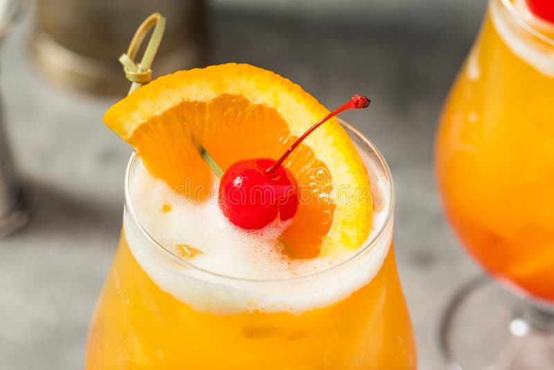 Boozy Refreshing Tokyo Sunset Cocktail Stock Image - Image of cocktails ...