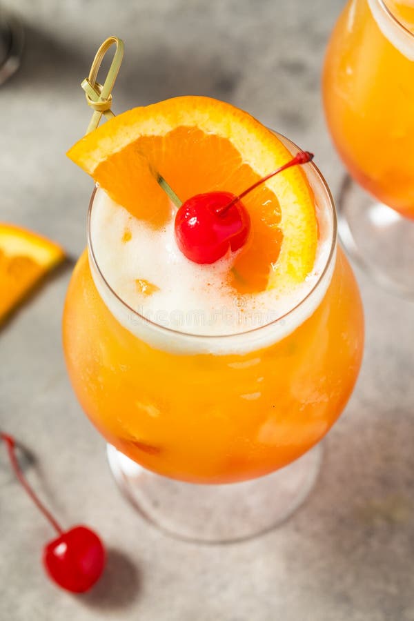 Boozy Refreshing Tokyo Sunset Cocktail Stock Image - Image of sunset ...