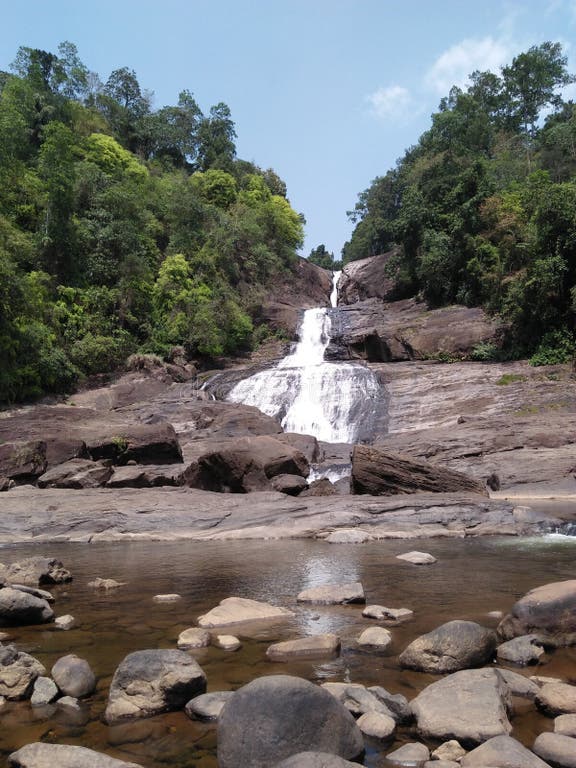Bopath ella Waterfall stock photo. Image of fauh, love - 110418280