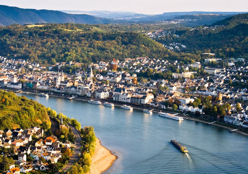 Boppard, Allemagne image stock. Image du rhineland, moyen - 12029019