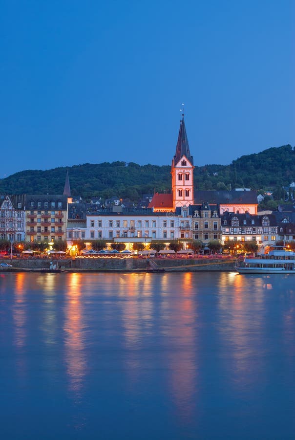 Boppard,Rhen,Tyskland arkivfoto. Bild av semester, europa - 30538934
