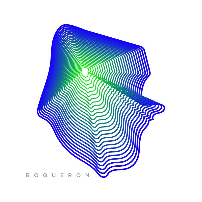 Boqueron Department of Paraguay Country Map Illustration Stock Vector ...