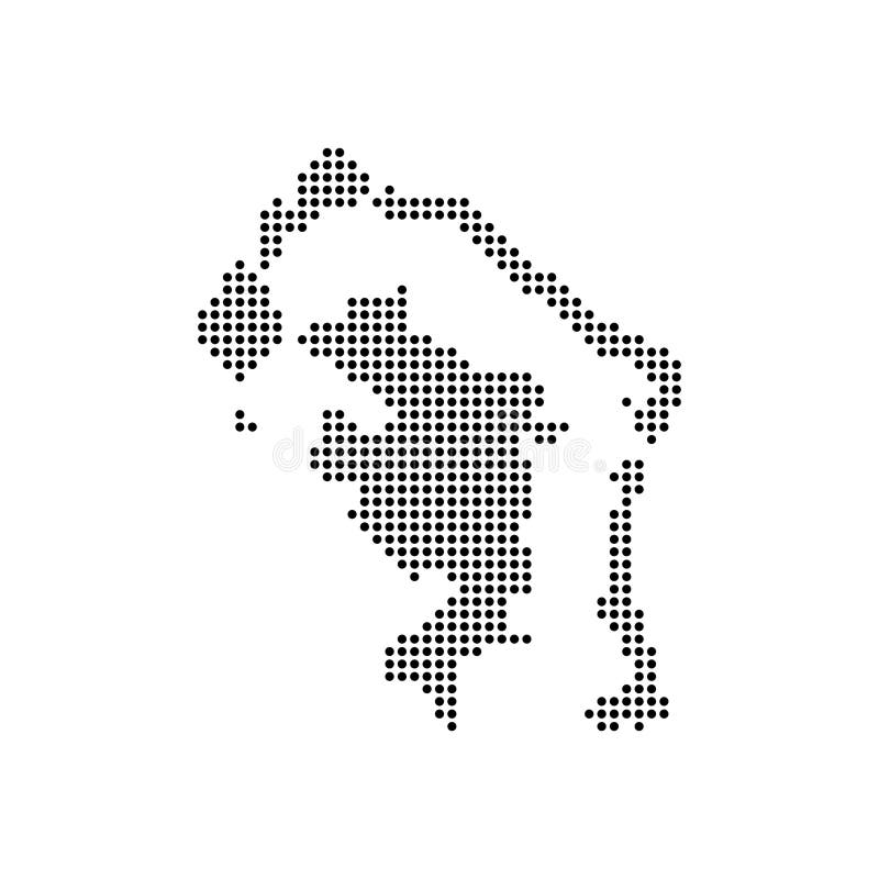 Bora Bora island map icon stock illustration. Illustration of outline ...