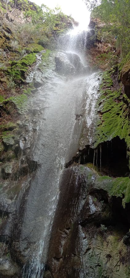 Bora waterfall stock image. Image of forest, rapid, cliff - 232193743