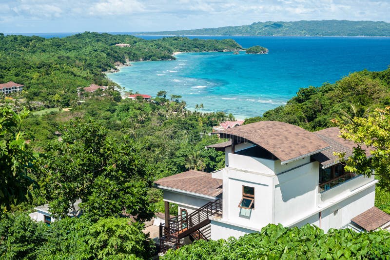 Boracay , view of the bay stock photo. Image of scene - 72749402