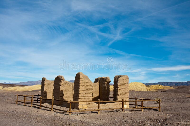 Borax mine ruins stock image. Image of national, structure - 7973961