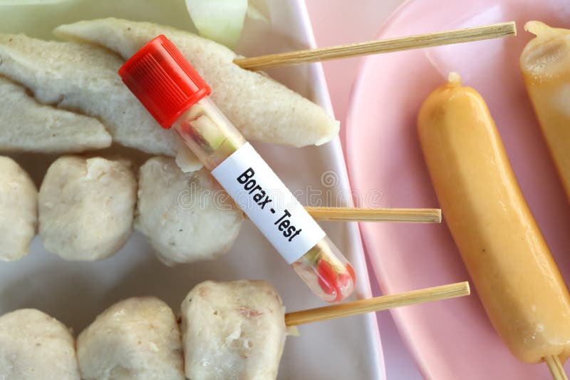 Borax Test, Food Sample To Analyze in the Laboratory Stock Photo ...