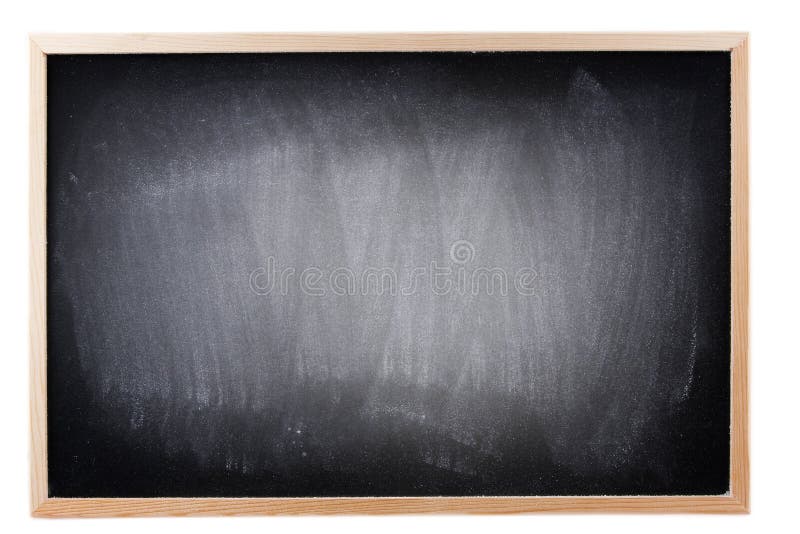 Groen Schoolbord in Houten Frame Stock Afbeelding - Image of vuil, leer ...