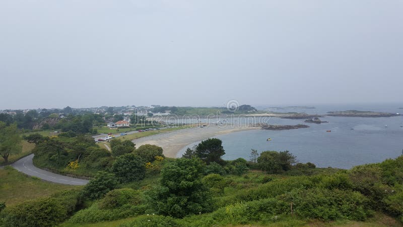 Bordeaux Bay, Vale, Guernsey Channel Islands Stock Image - Image of ...
