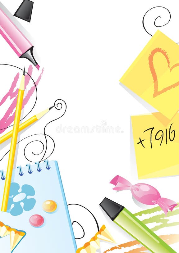 Pens Border Stock Illustrations – 464 Pens Border Stock Illustrations ...