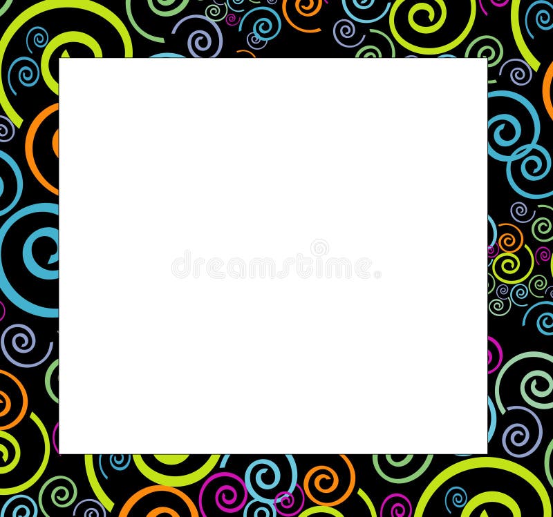 Simple Border Designs with Different Colors Stock Vector - Illustration ...