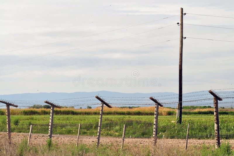 The Border between Armenia and Turkey. Stock Image - Image of close ...
