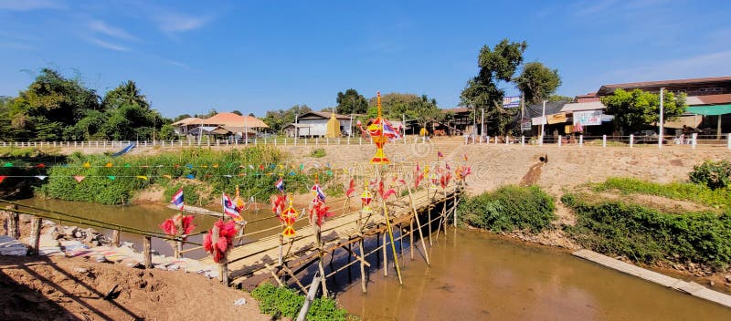 Border bridge stock photo. Image of country, sell, laos - 310478862