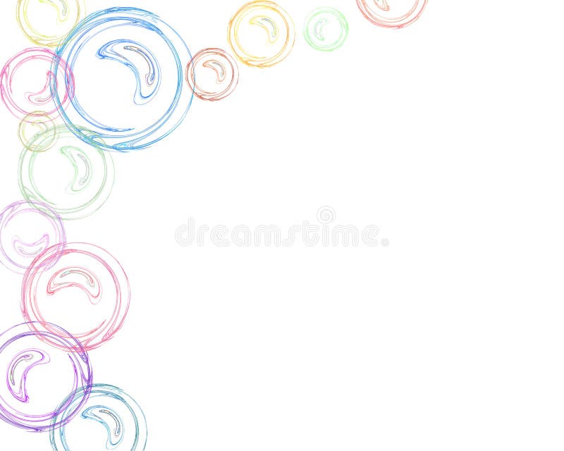 Border - Bubbles stock illustration. Illustration of element - 2120666