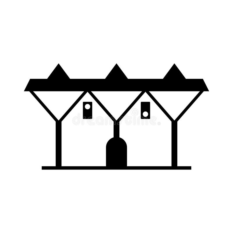 Border Checkpoint, Crossing Point Stock Vector - Illustration of sign ...