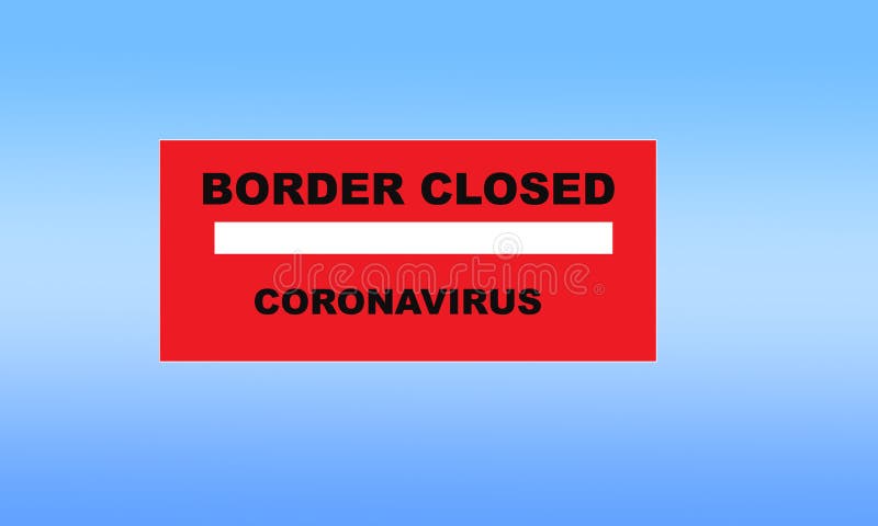 Border Closed Coronavirus ,Panel ,countrys and Borders Closing Stock ...