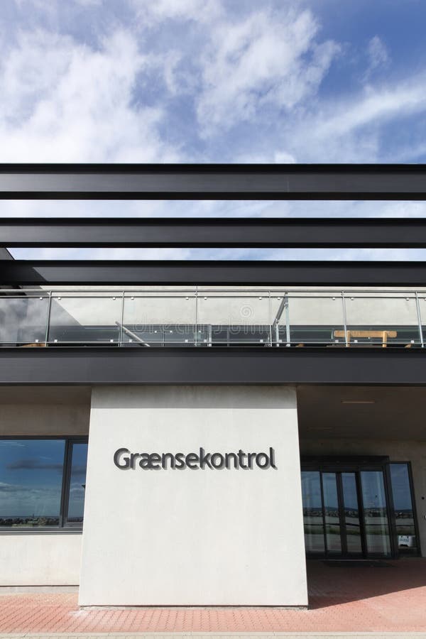 Border Control Building in Denmark Stock Photo - Image of protection ...