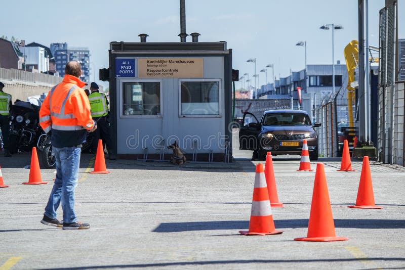 Harbour Border Control Observing the People Editorial Photography ...