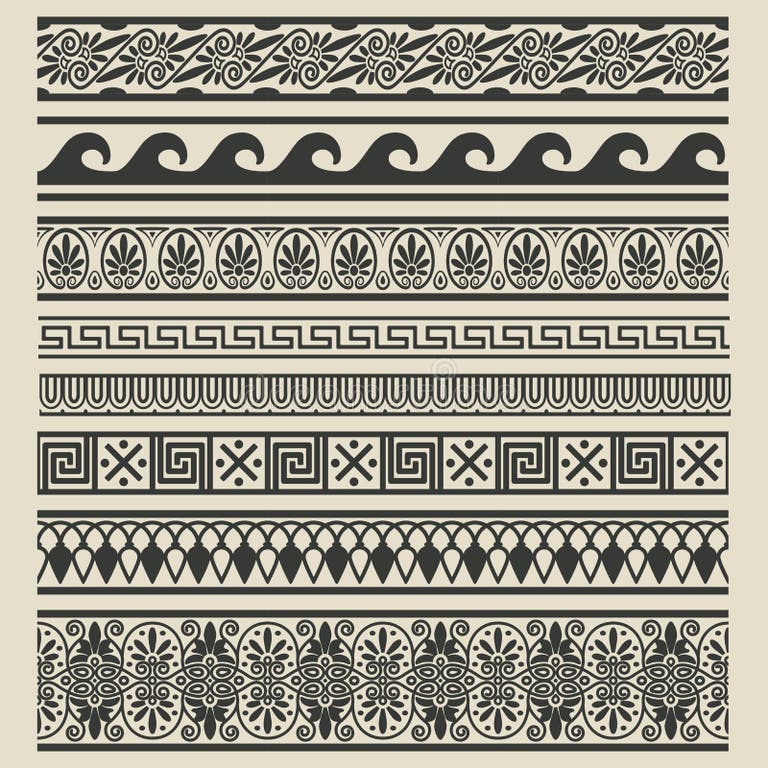 Greek Border Patterns Stock Illustrations – 1,670 Greek Border Patterns ...