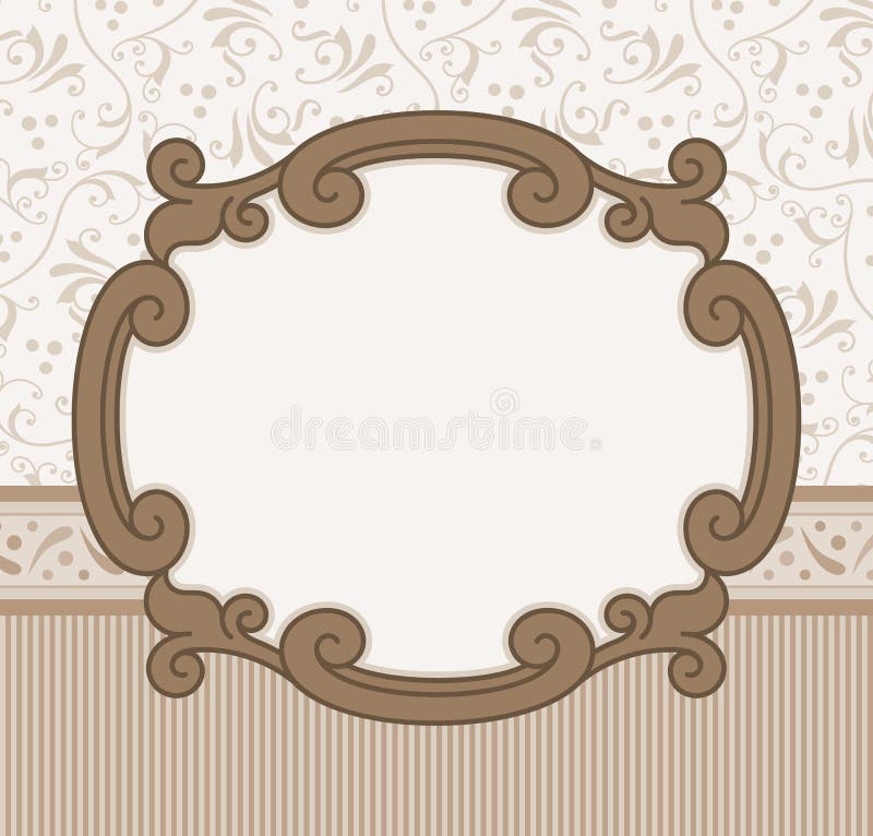Border Design stock vector. Illustration of curve, decor - 46936404