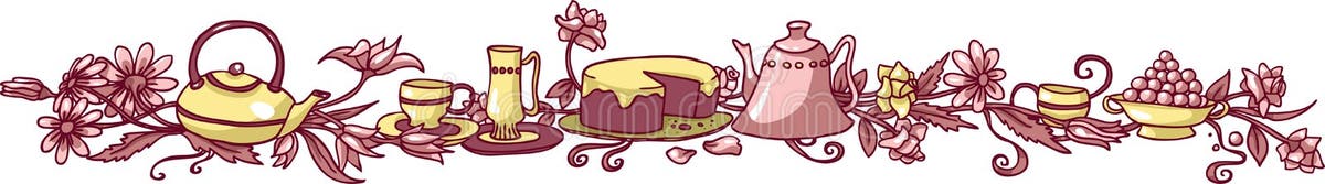 Teapot Border Stock Illustrations – 1,667 Teapot Border Stock ...