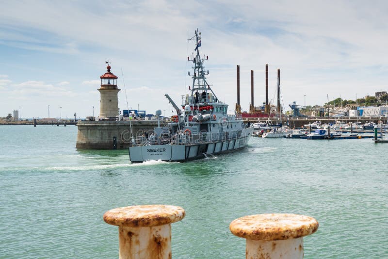 Border Force Cutter in Ramsgate Royal Harbour Editorial Photography ...