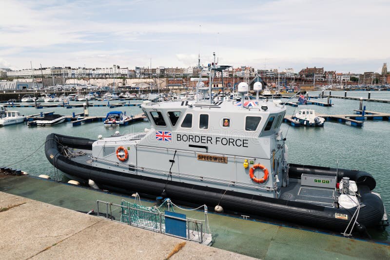 Border Force Vessel in Ramsgate Editorial Stock Image - Image of ...