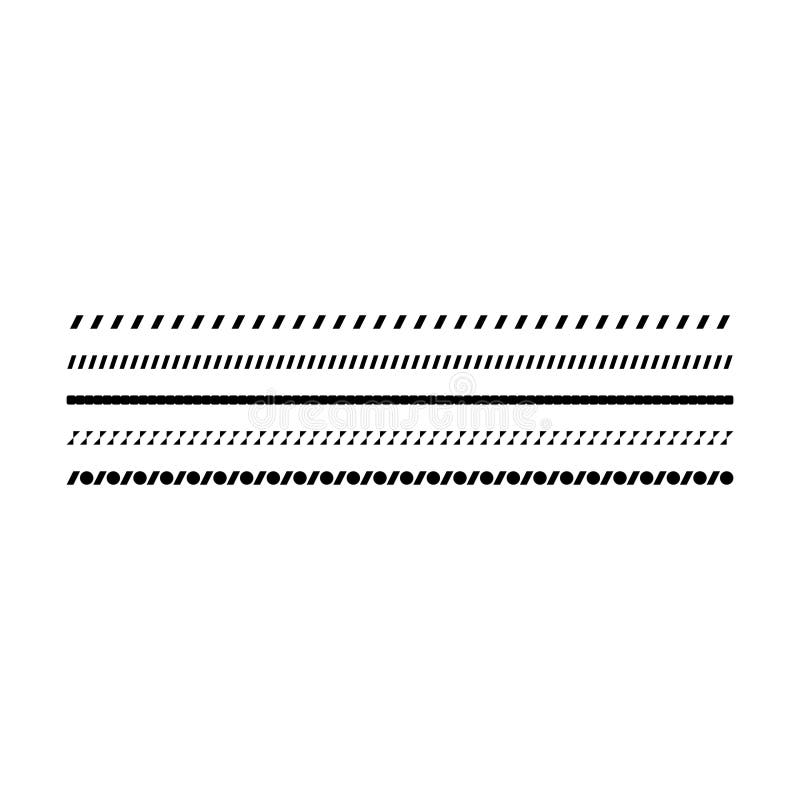 Border Frame Icon, Divider Horizontal Line Vector Shape Icon for ...