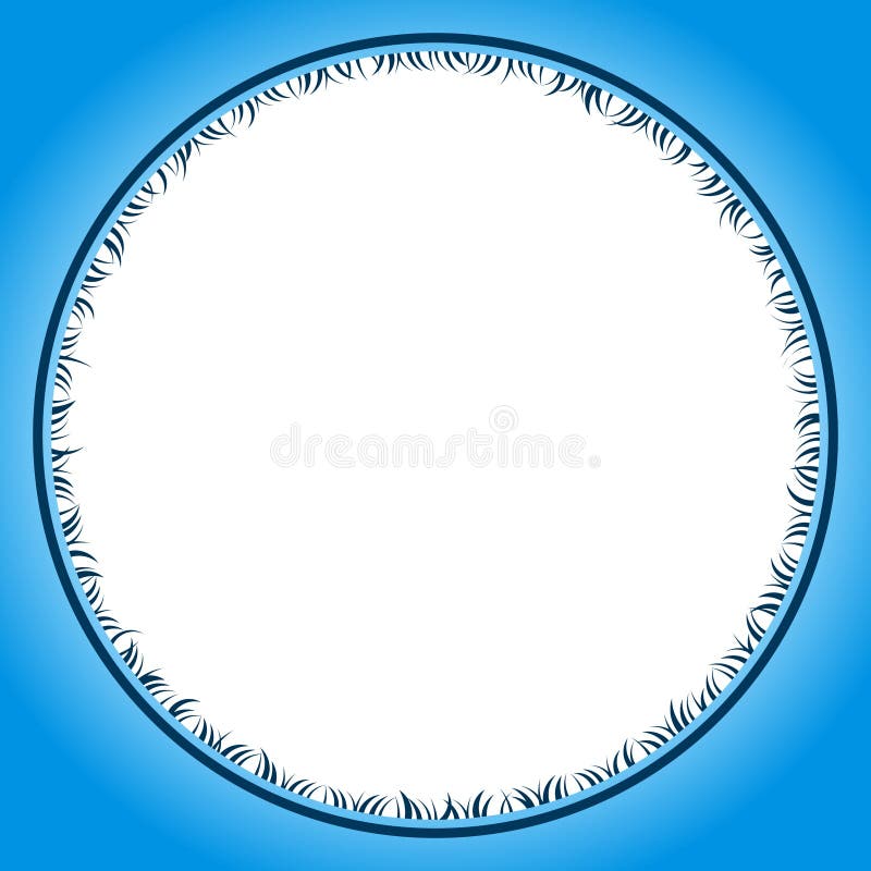 Border Frame Lake Invitation Card Stock Illustration - Illustration of ...