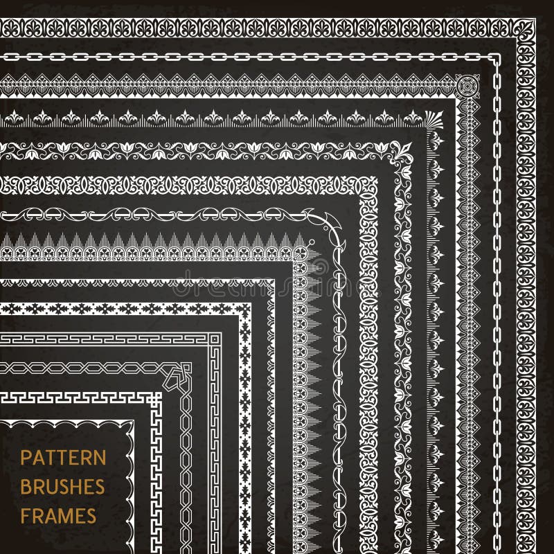 Brush Line Frame Stock Illustrations – 51,893 Brush Line Frame Stock ...