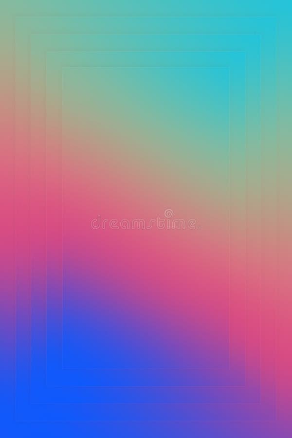 Border Frame Template Background Blur, Decoration Stock Illustration ...