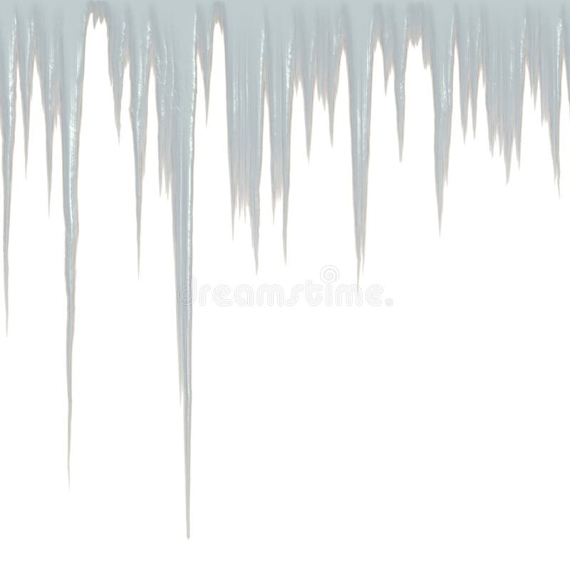 Border with icicle pattern stock illustration. Illustration of ...