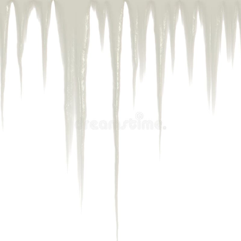 Border with icicle pattern stock illustration. Illustration of texture ...