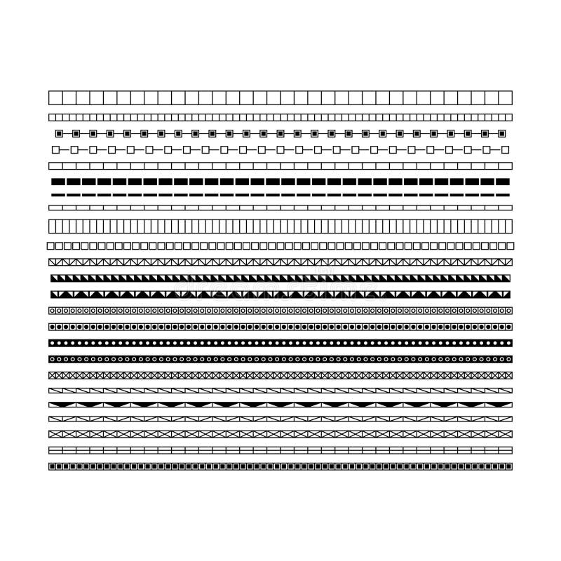 Border Icon, Rhombus Shape Divider Horizontal Line Vector for ...