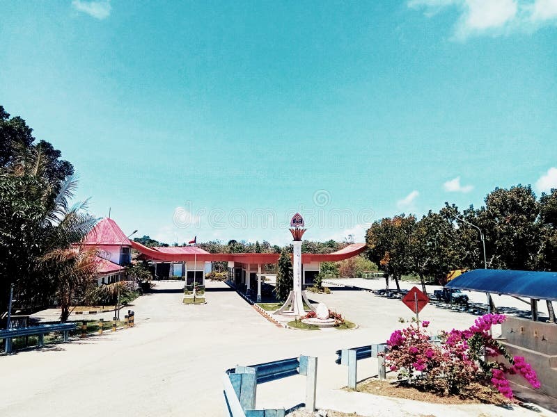 The Border between Indonesia and Timor Leste Stock Photo - Image of ...