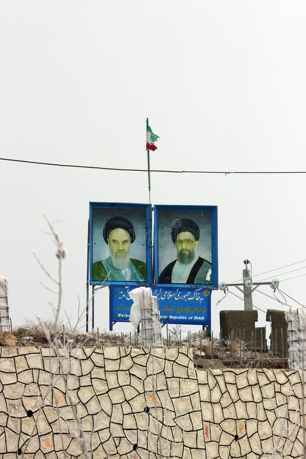 Border of Iran and Iraq editorial photography. Image of ayatollah ...