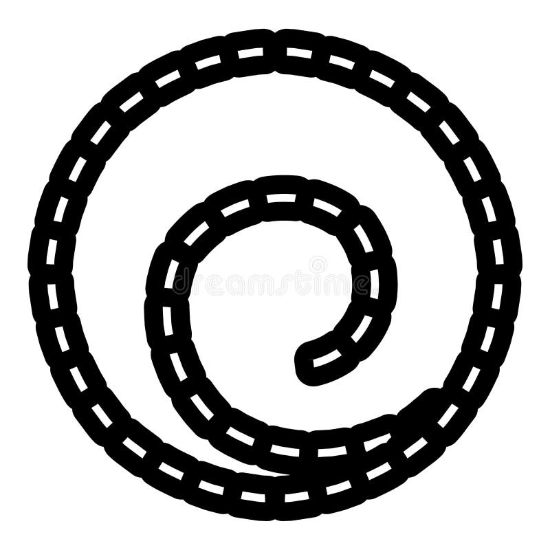 Border Lasso Icon, Outline Style Stock Vector - Illustration of frame ...