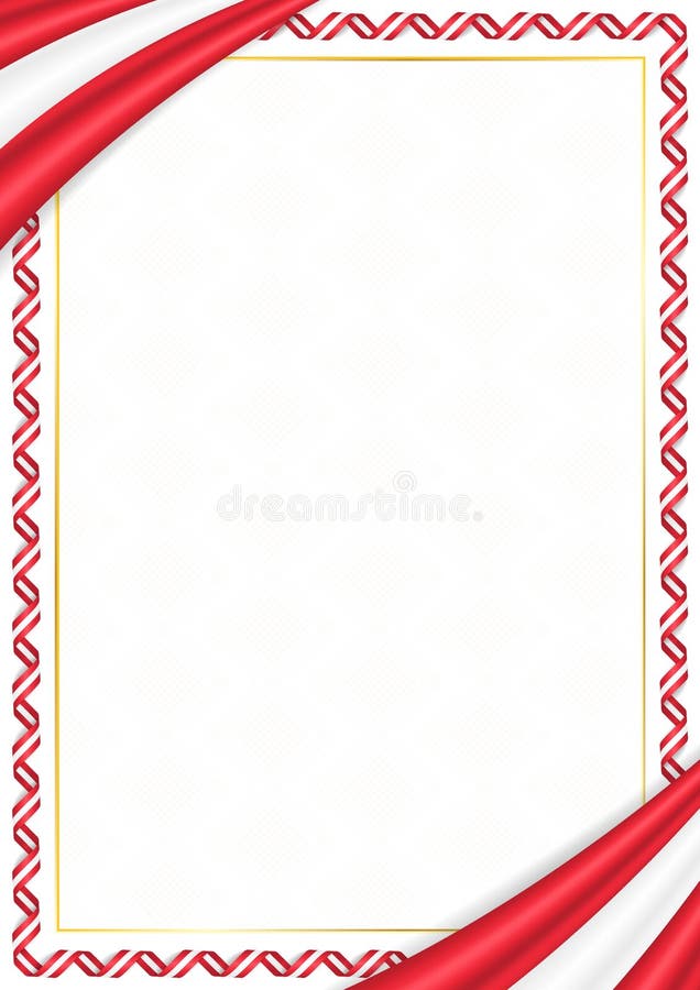 Border Made with Austria National Colors Stock Vector - Illustration of ...