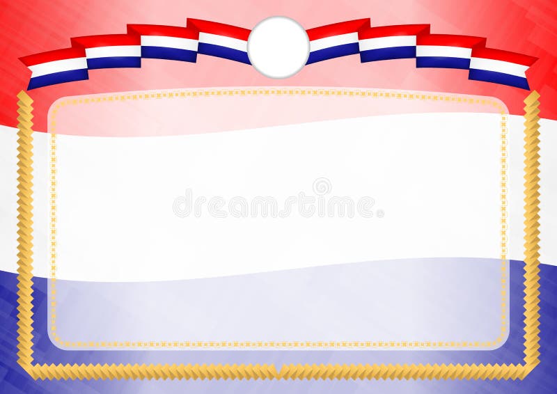 Border Made with Croatia National Flag Stock Vector - Illustration of ...