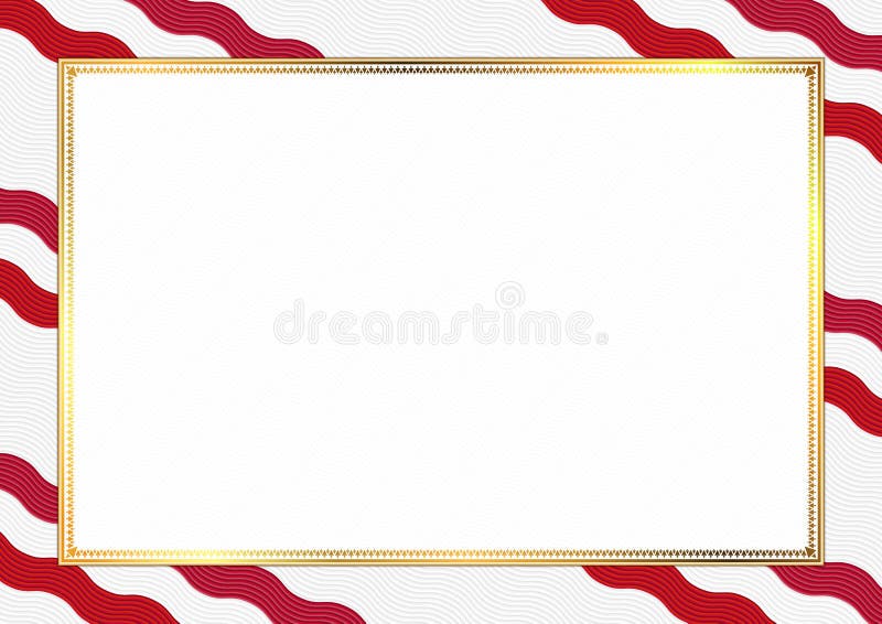 Border Made with Denmark National Colors Stock Vector - Illustration of ...