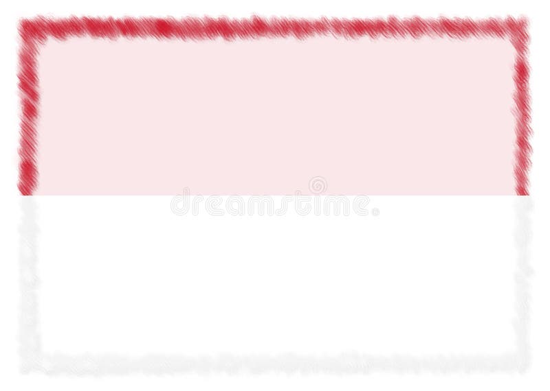 Border Made with Monaco National Flag Stock Illustration - Illustration ...