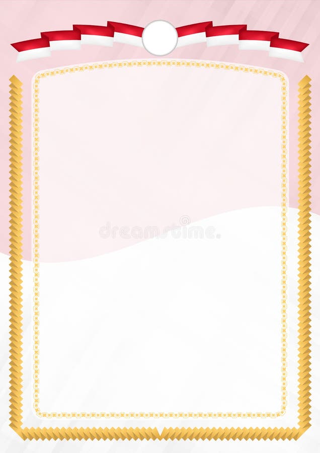 Border Made with Monaco National Flag Stock Vector - Illustration of ...
