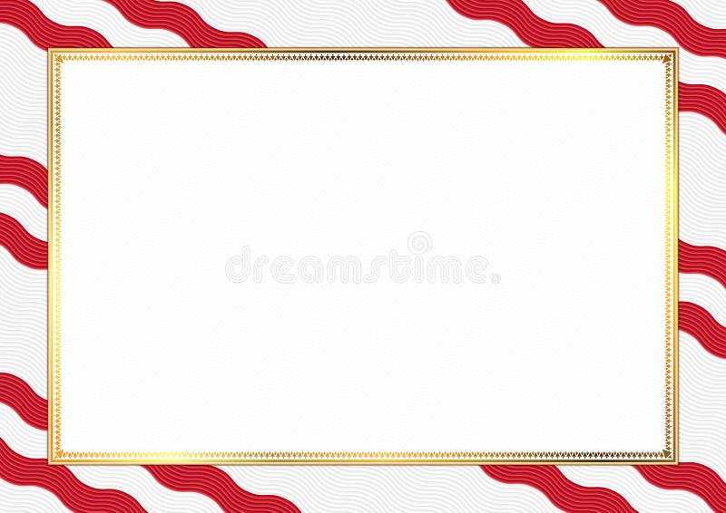 Border Made with Peru National Colors Stock Vector - Illustration of ...