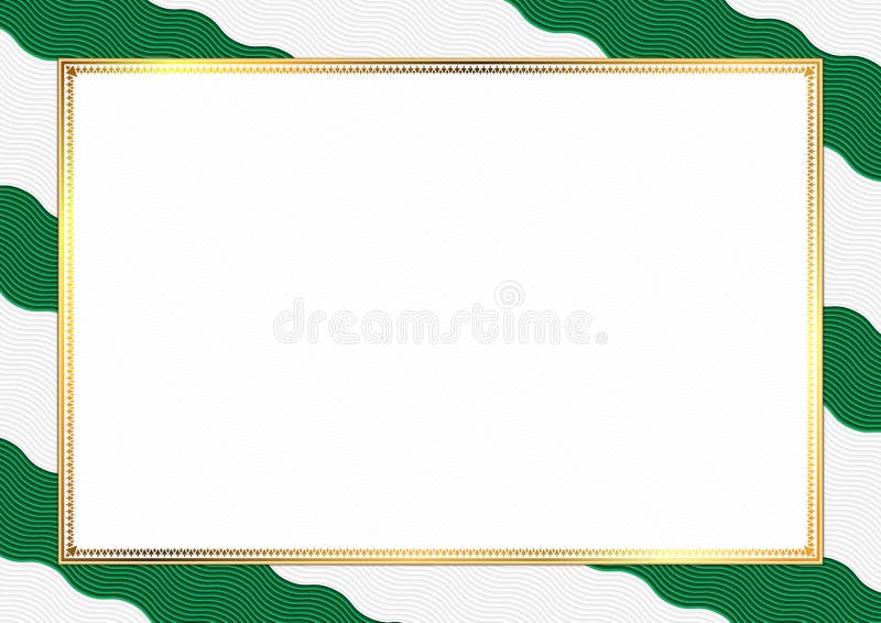 Border Made with Saudi Arabia National Colors Stock Vector ...