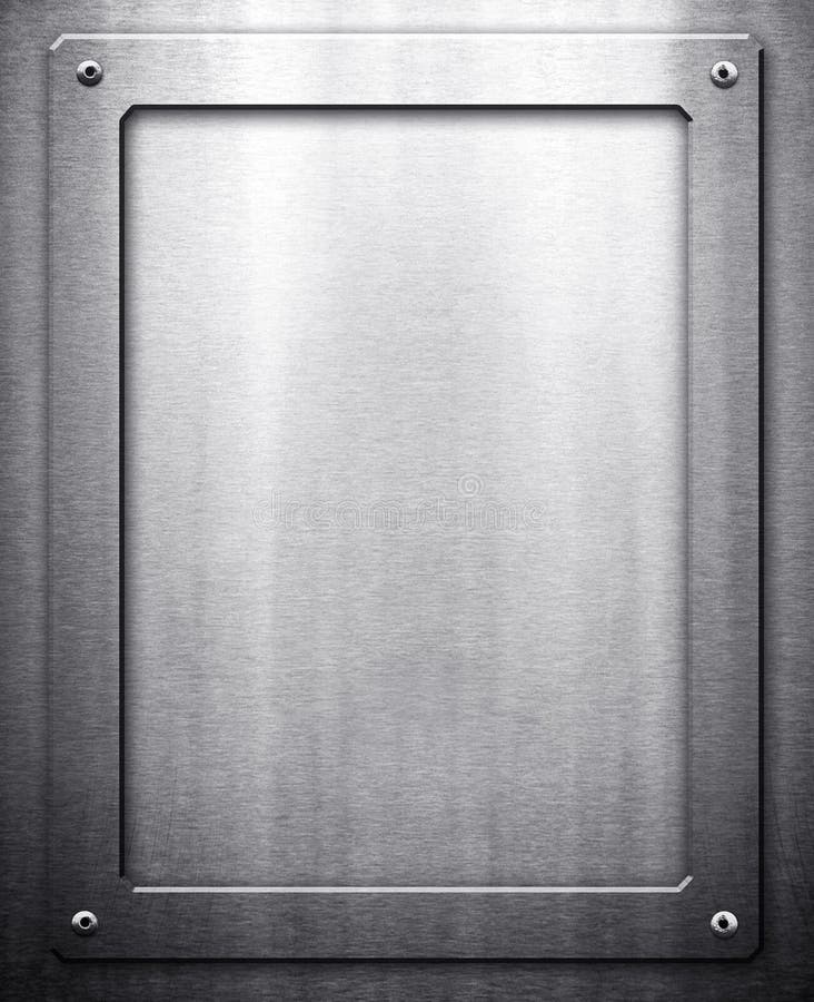 Border of metal background stock illustration. Illustration of border ...