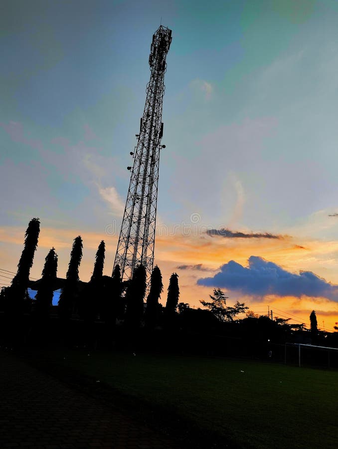 The Border of Night and Morning when the Sun is about To Rise Stock ...