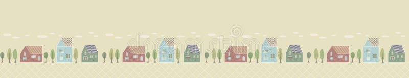 Border pattern countryside stock vector. Illustration of repetition ...